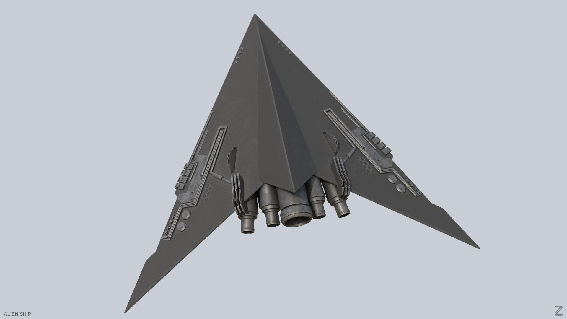 3D Alien ship collection - TurboSquid 2148601