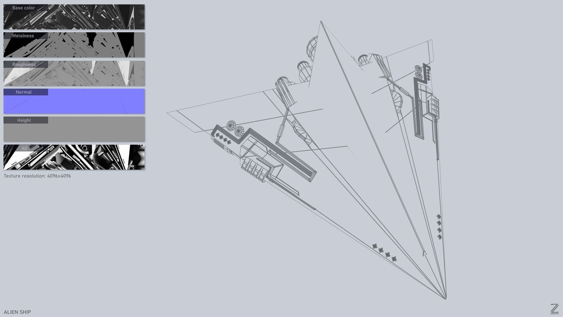 3D Alien ship collection - TurboSquid 2148601