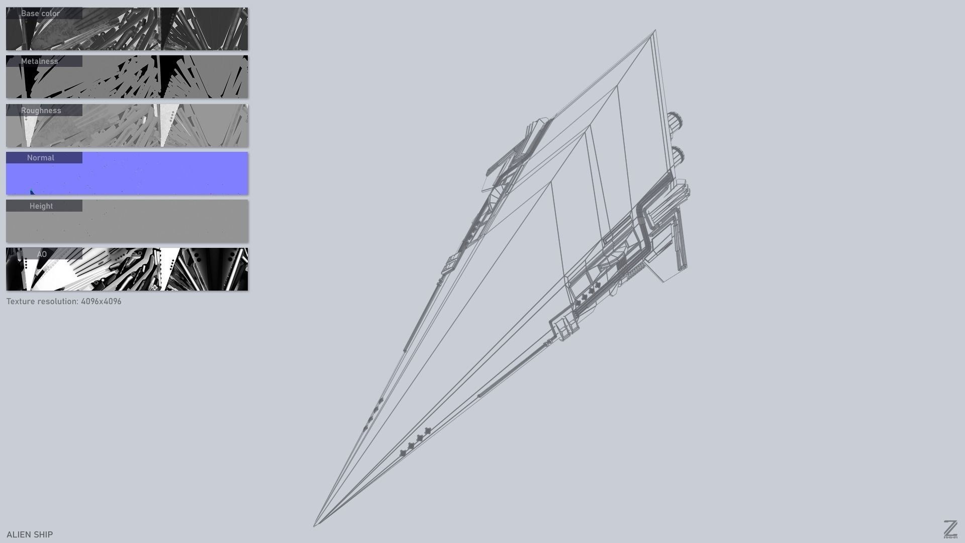 3D Alien ship collection - TurboSquid 2148601