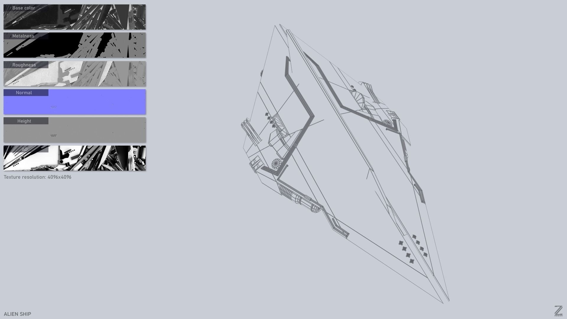 3D Alien ship collection - TurboSquid 2148601