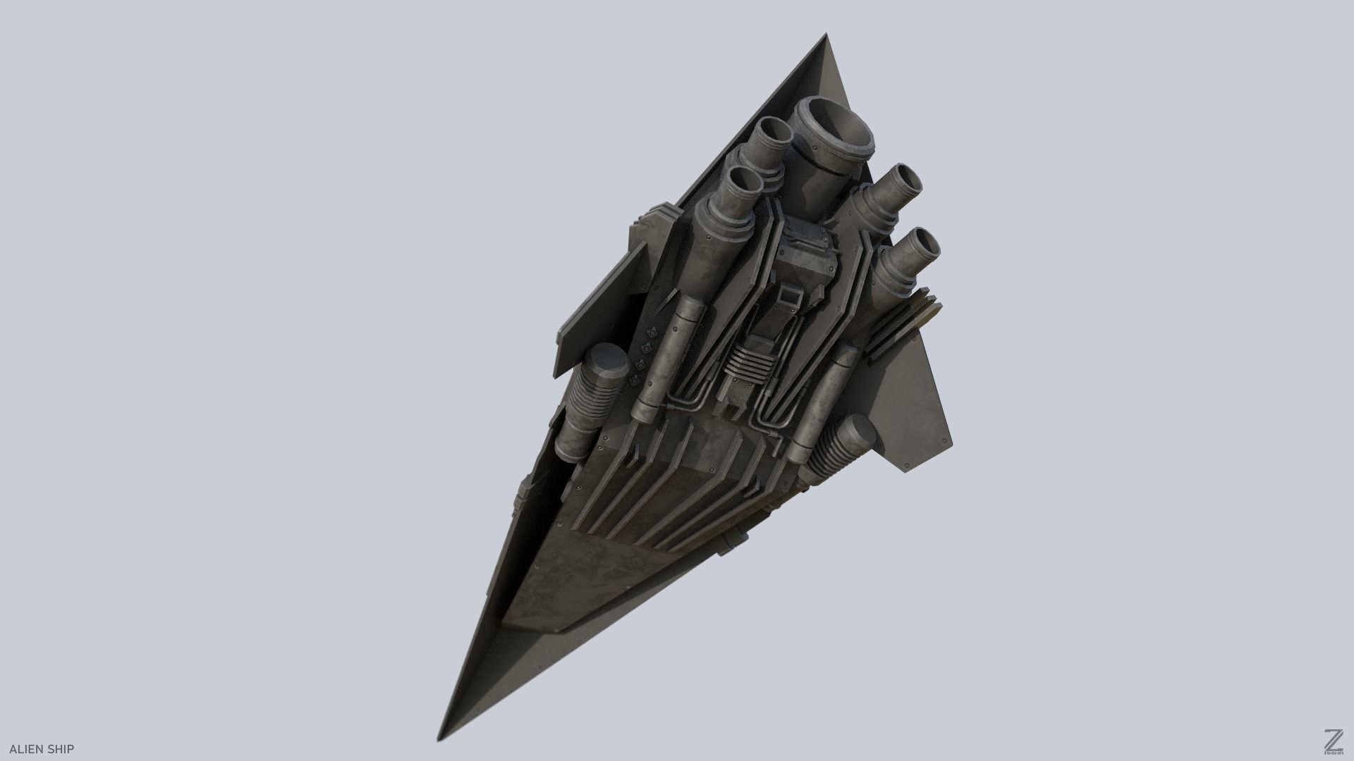 3D Alien ship collection - TurboSquid 2148601