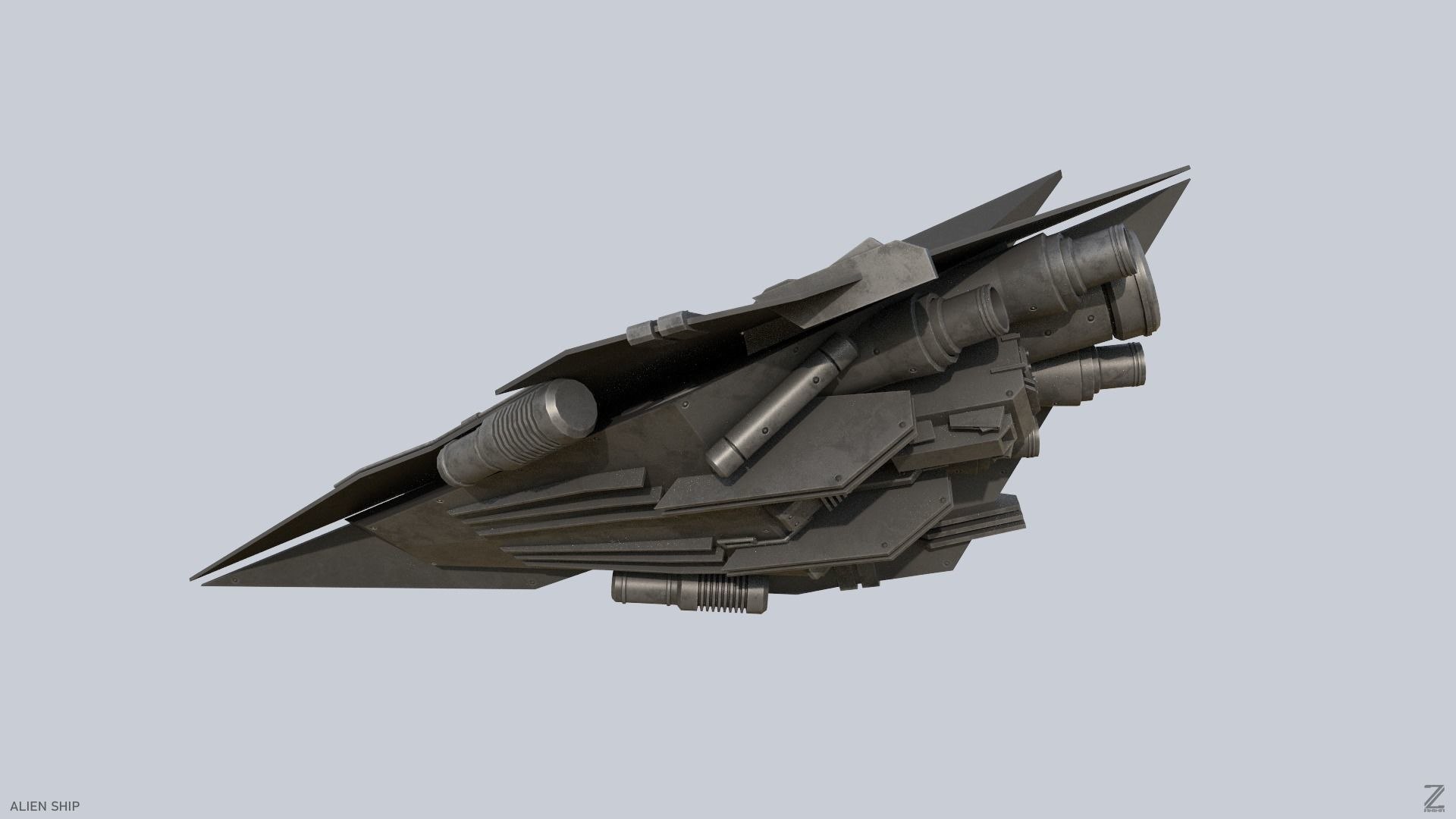 3D Alien ship collection - TurboSquid 2148601