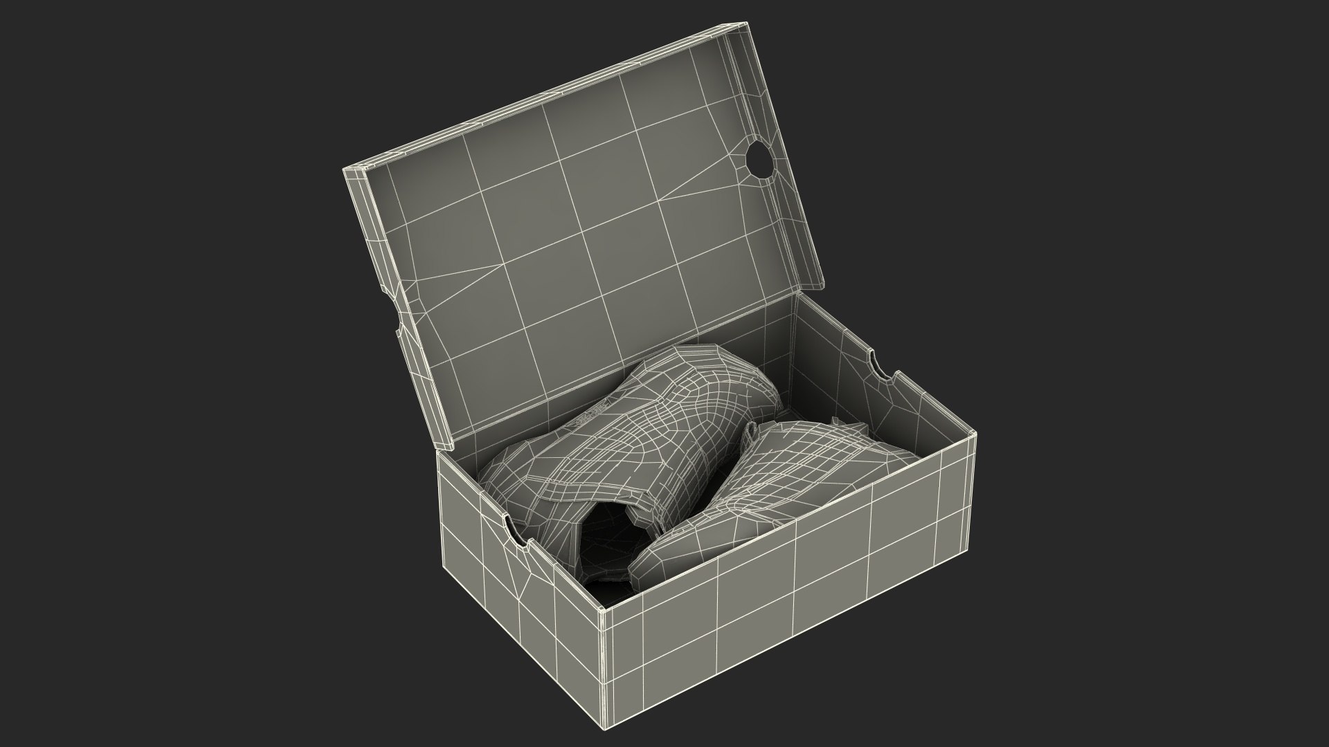 3D Shoe Box With Nike Sneakers - TurboSquid 2011360