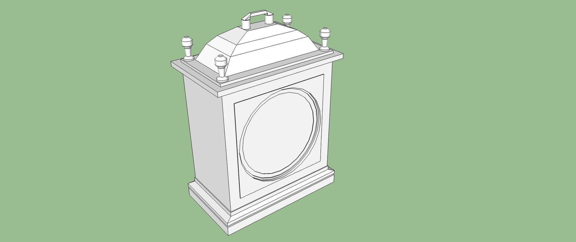 Clock German Hours Model - TurboSquid 1336667