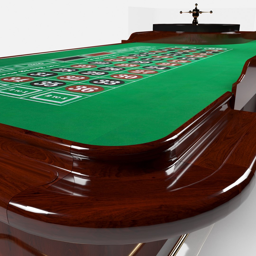 Roulette Table Model - TurboSquid 1613902