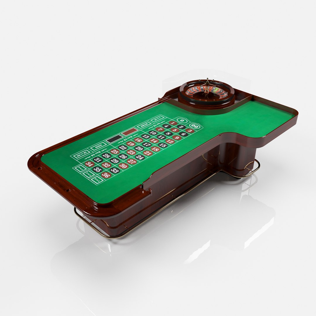 Roulette Table Model - TurboSquid 1613902