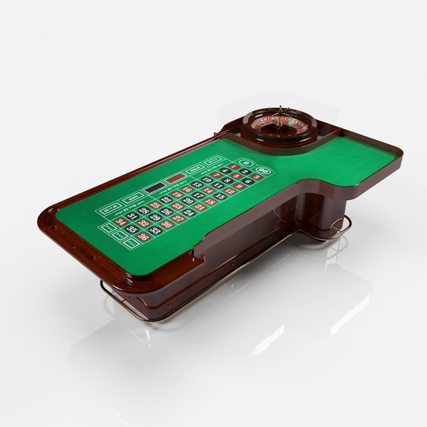 3D casino roulette table - TurboSquid 1505960