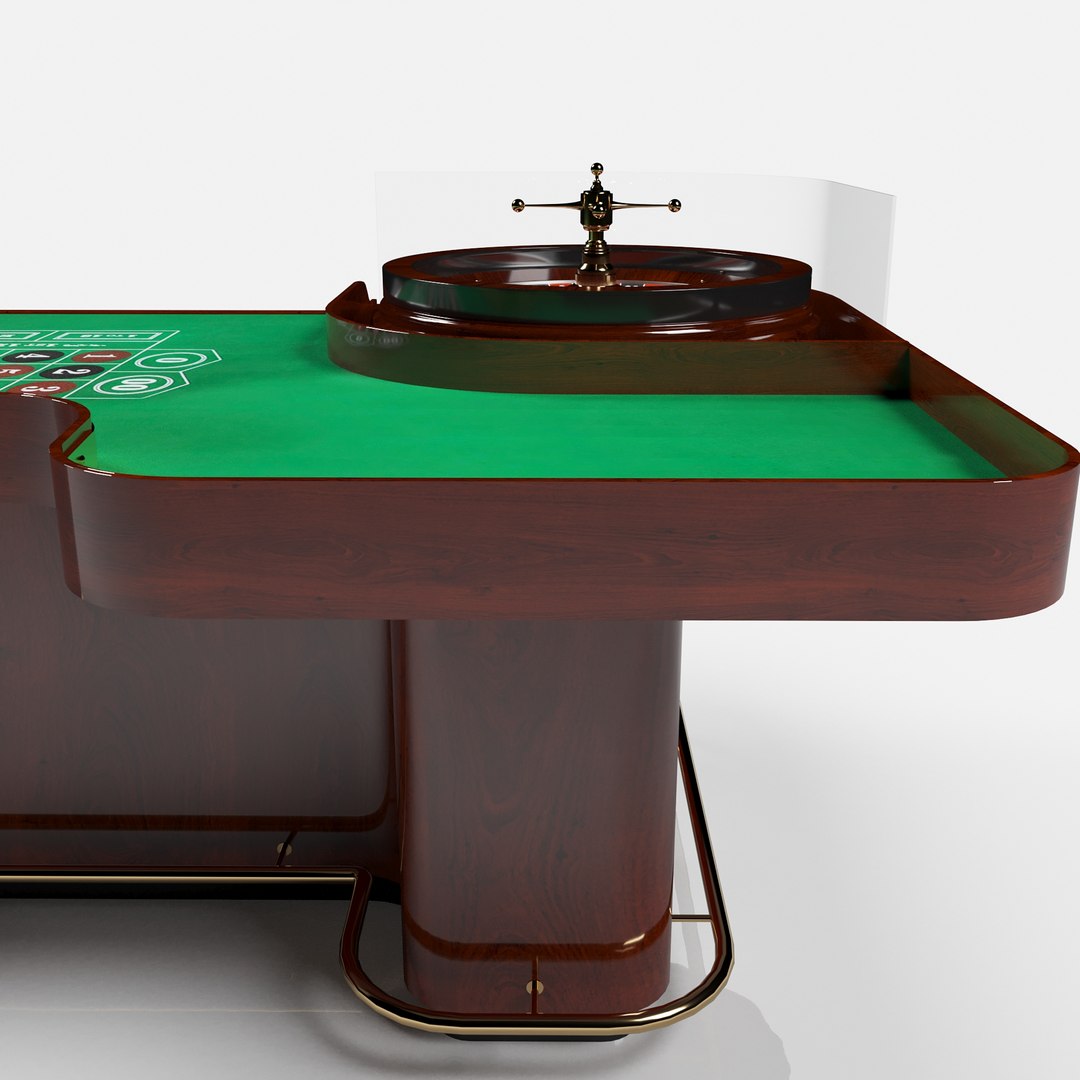 Roulette Table Model - TurboSquid 1613902