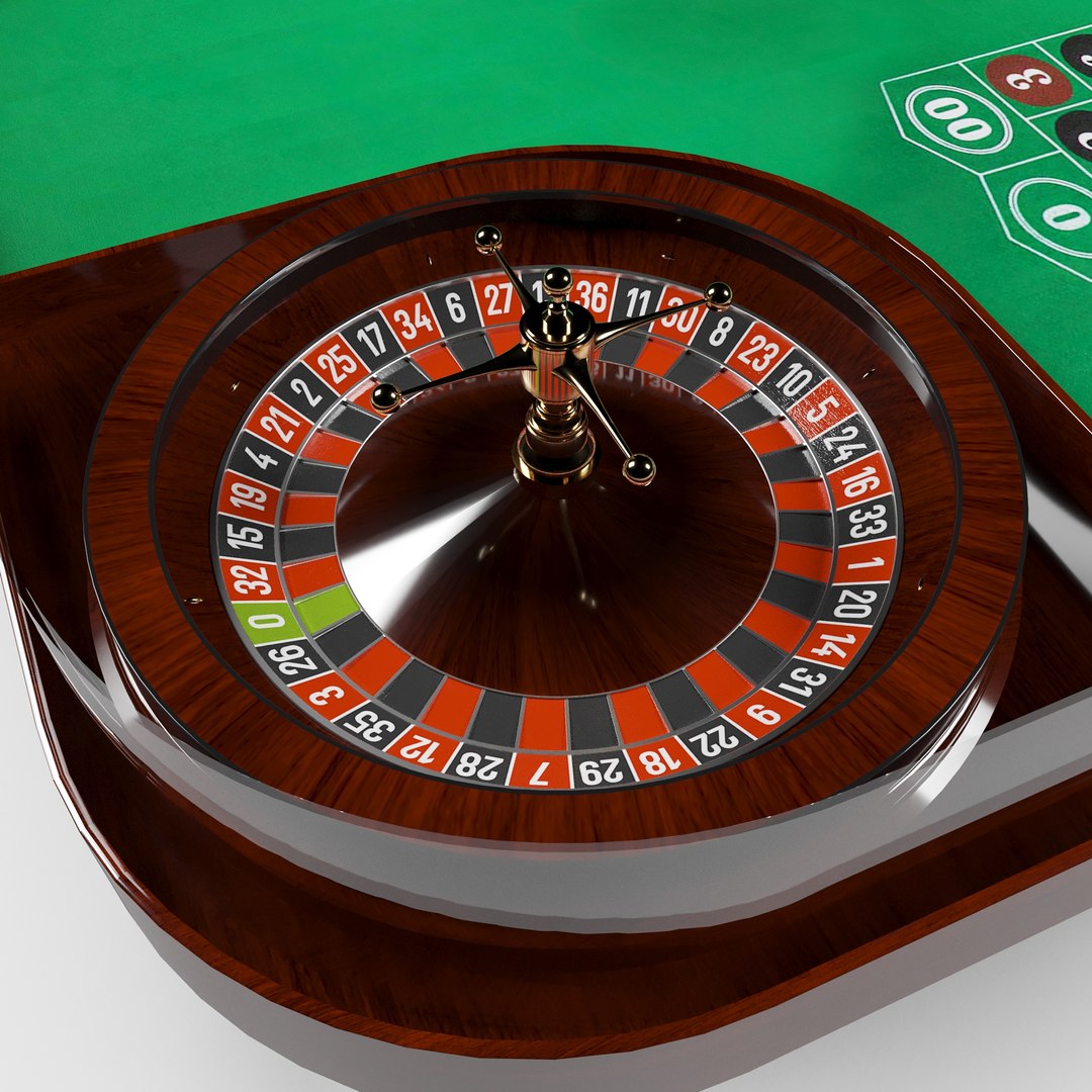 Roulette Table Model - TurboSquid 1613902