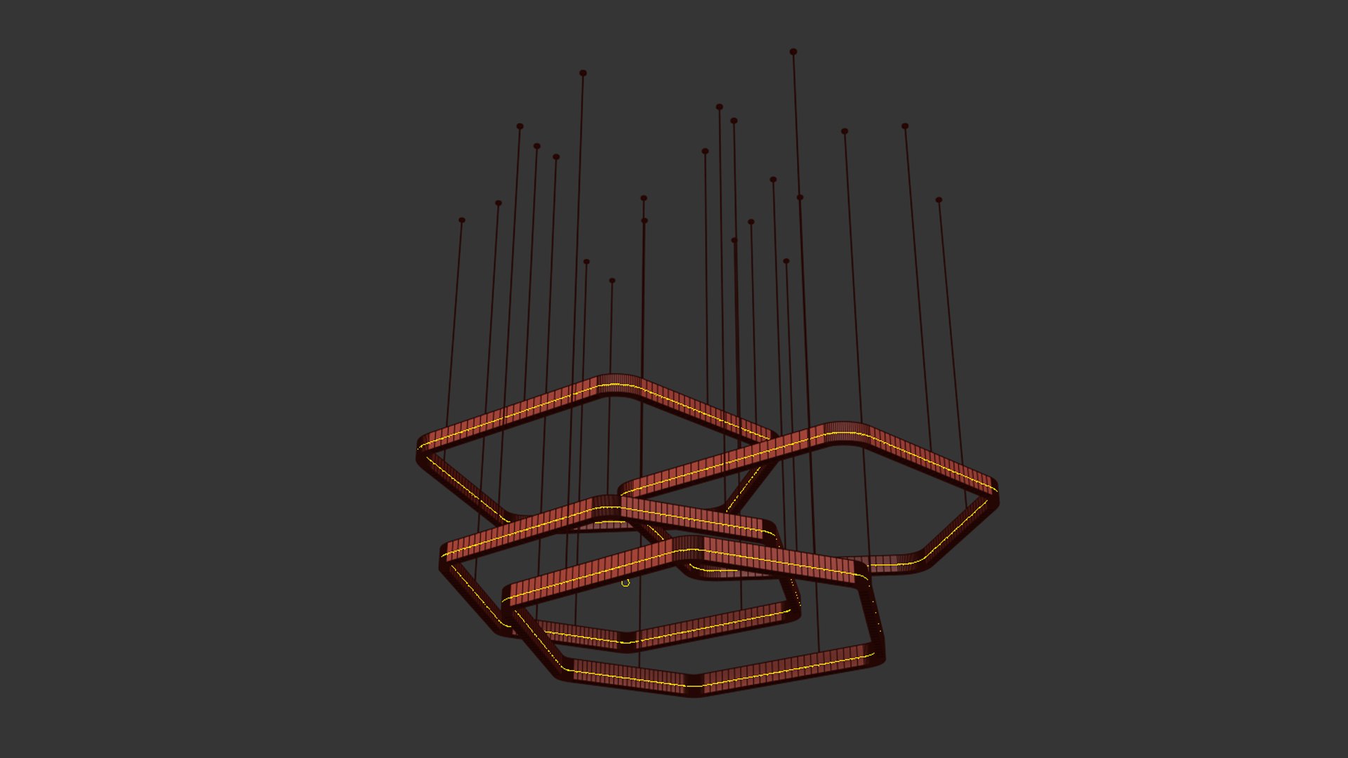 Light Ring Horizontal Polygonal 3D model - TurboSquid 2115805