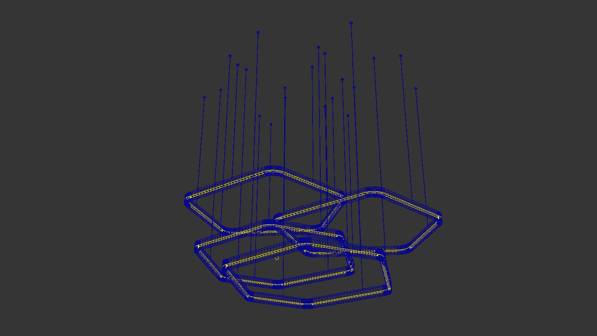 Light Ring Horizontal Polygonal 3D model - TurboSquid 2115805