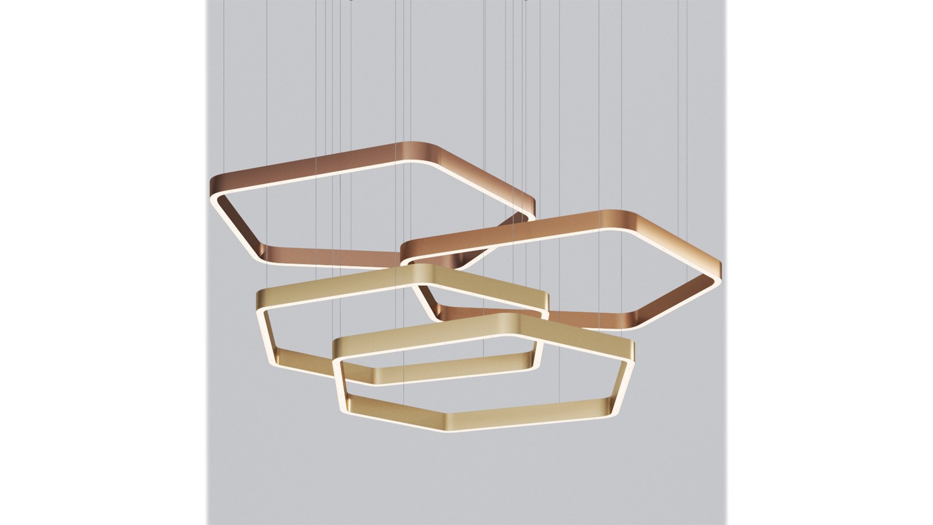 Light Ring Horizontal Polygonal 3D model - TurboSquid 2115805