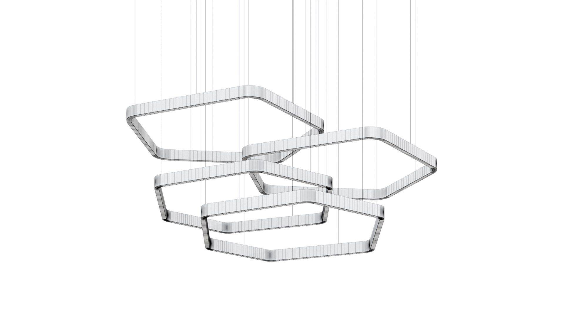 Light Ring Horizontal Polygonal 3D model - TurboSquid 2115805