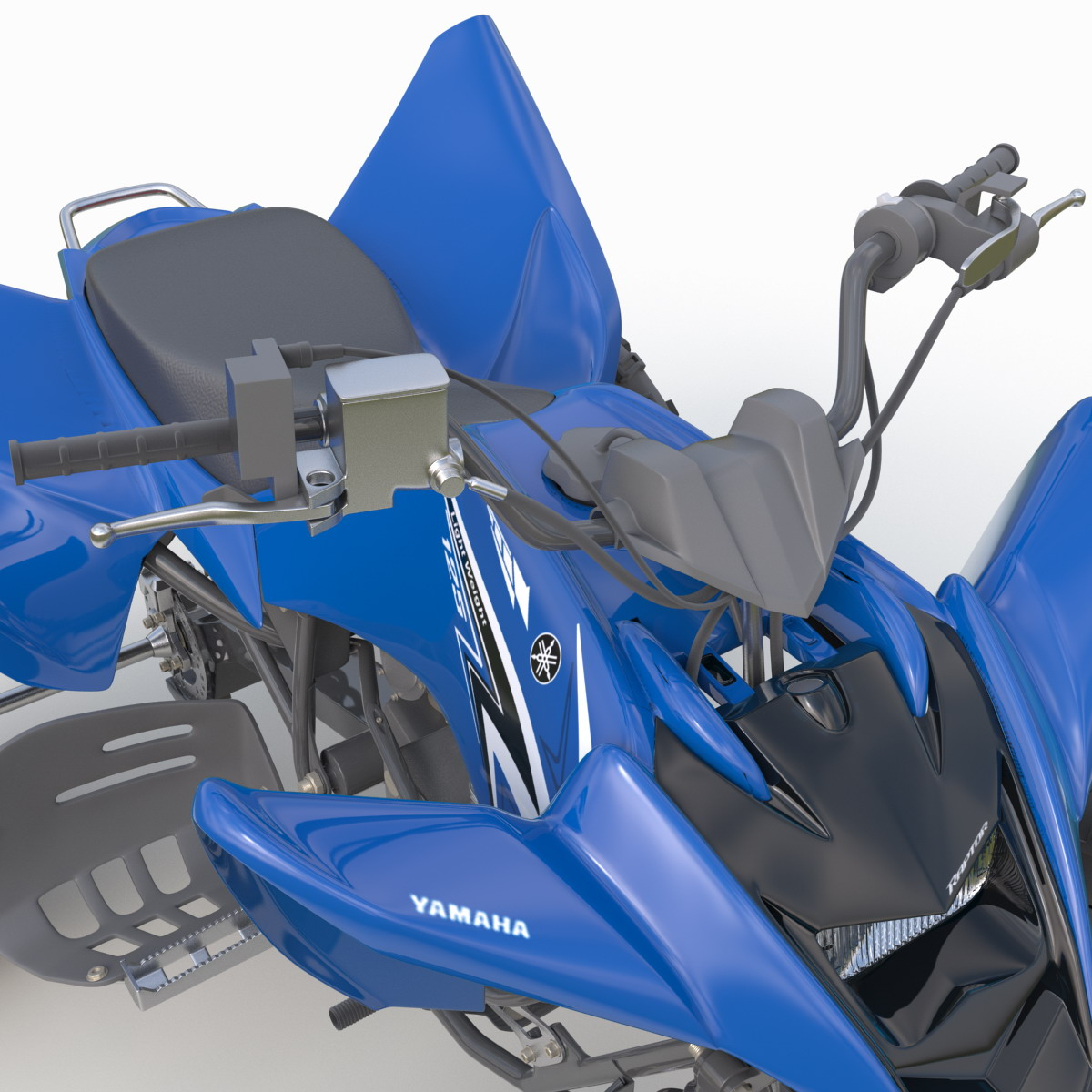 3d model sport atv yamaha raptor