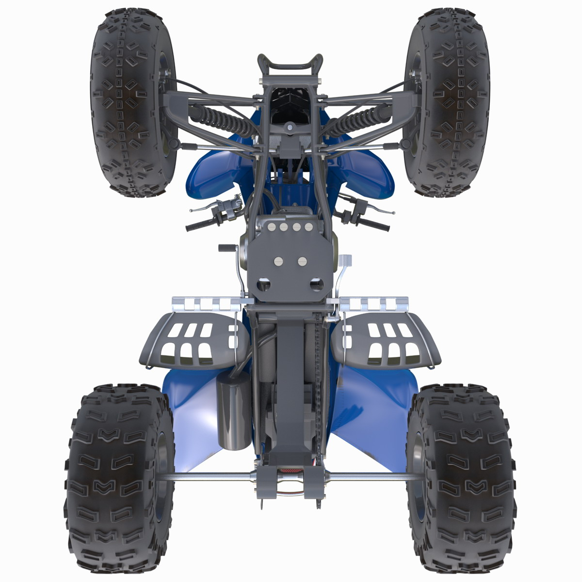 3d model sport atv yamaha raptor