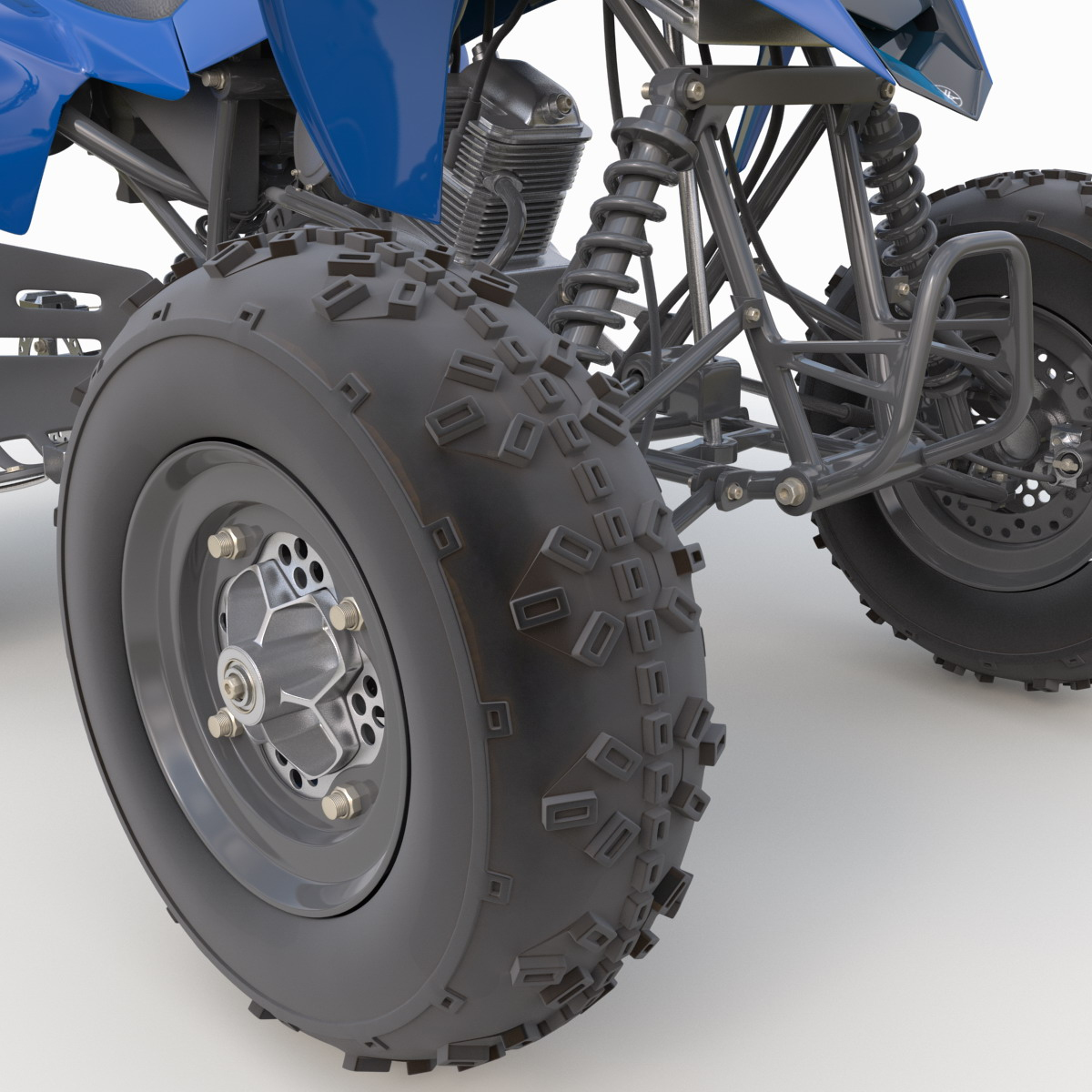 3d model sport atv yamaha raptor