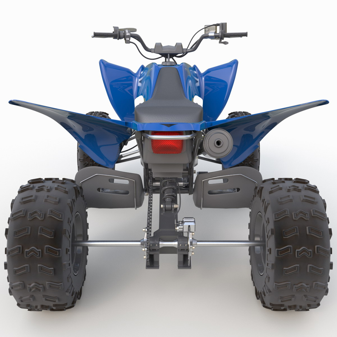 3d model sport atv yamaha raptor
