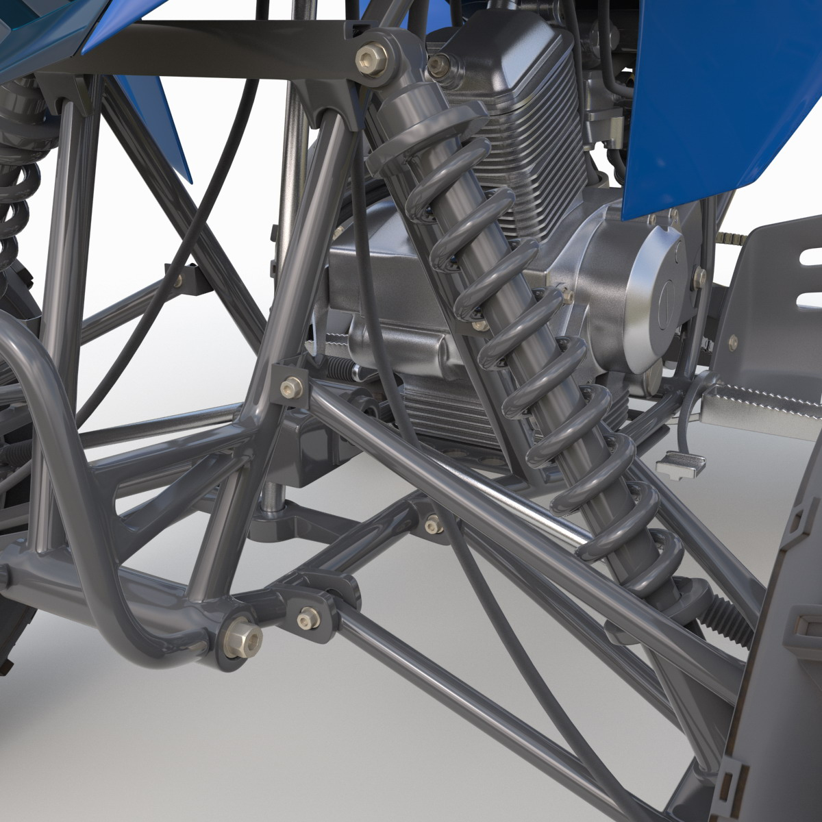 3d model sport atv yamaha raptor