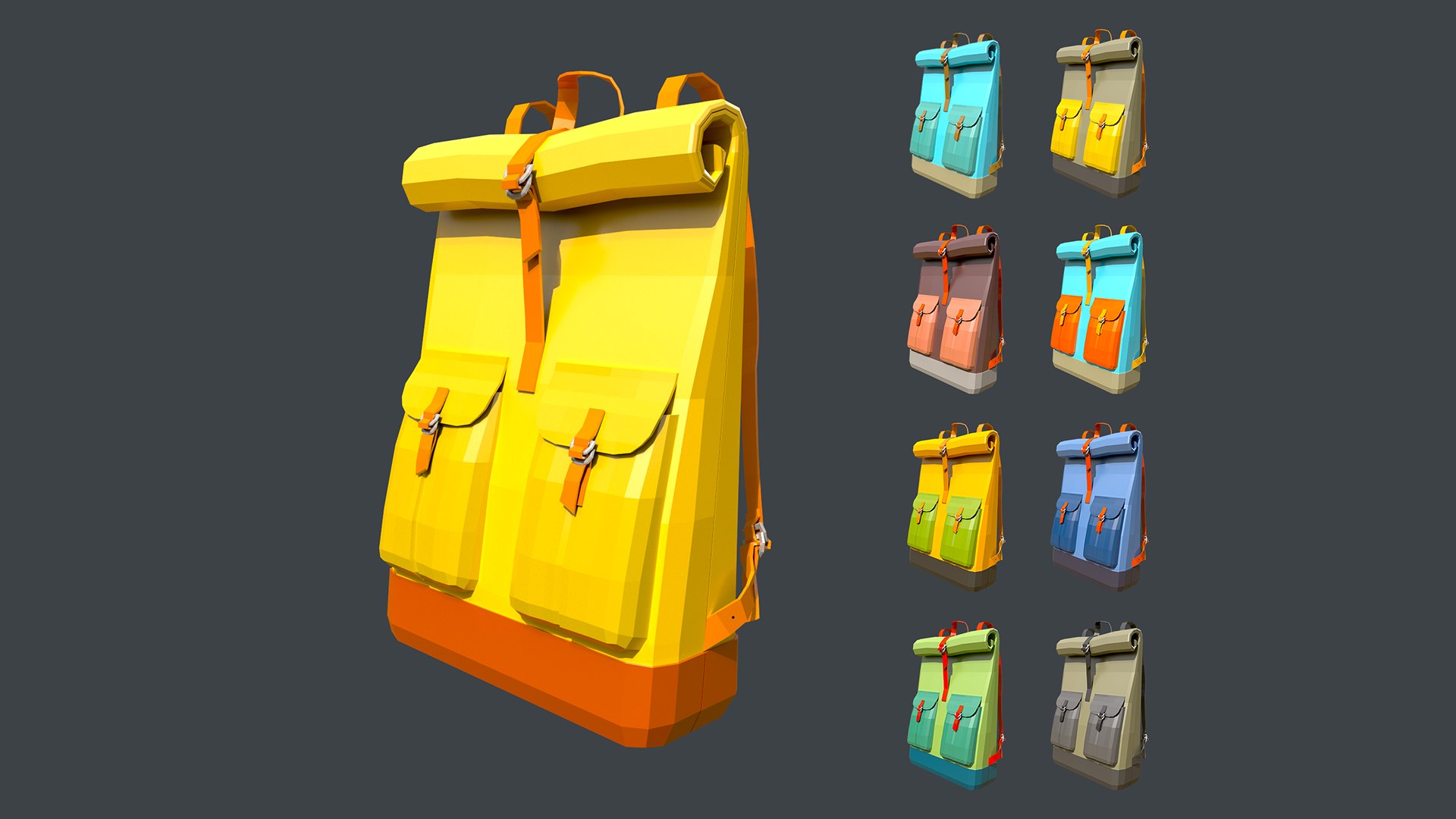 3D Traveler Backpack - TurboSquid 2243705