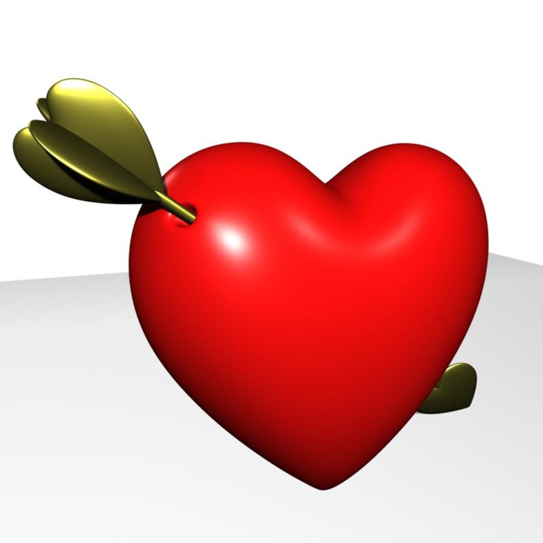 3d Heart Arrow