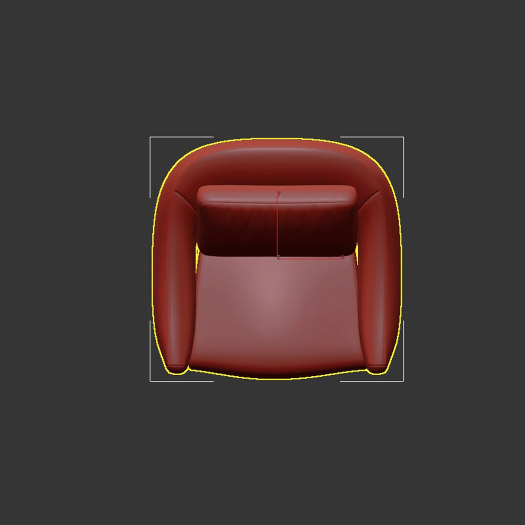 3D Model DONALD ARMCHAIR By Laskasas - TurboSquid 1958354