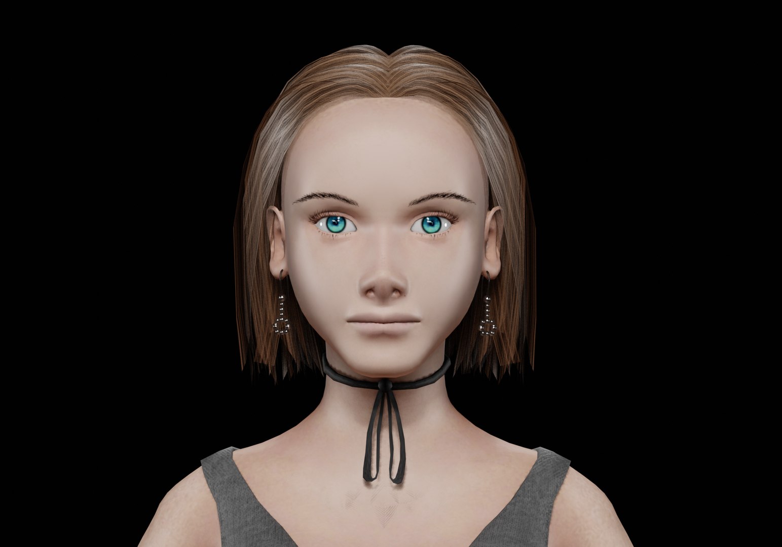 3D Model Pretty Basic Woman V26900 - TurboSquid 2260395