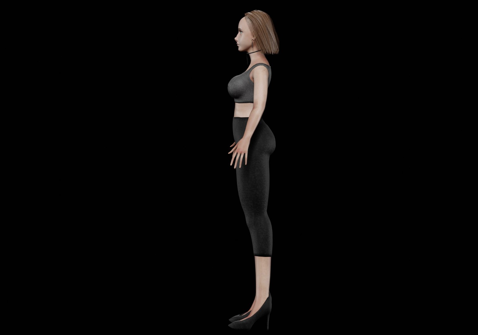 3D Model Pretty Basic Woman V26900 - TurboSquid 2260395
