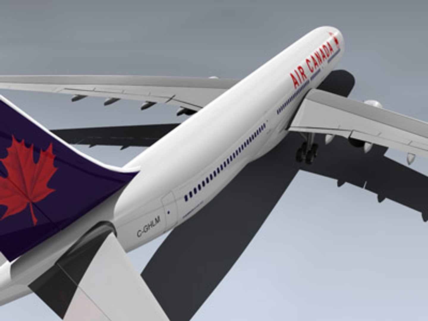 Airbus A330-300 Jet 3d Model