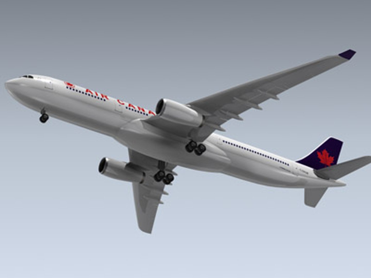 Airbus A330-300 Jet 3d Model