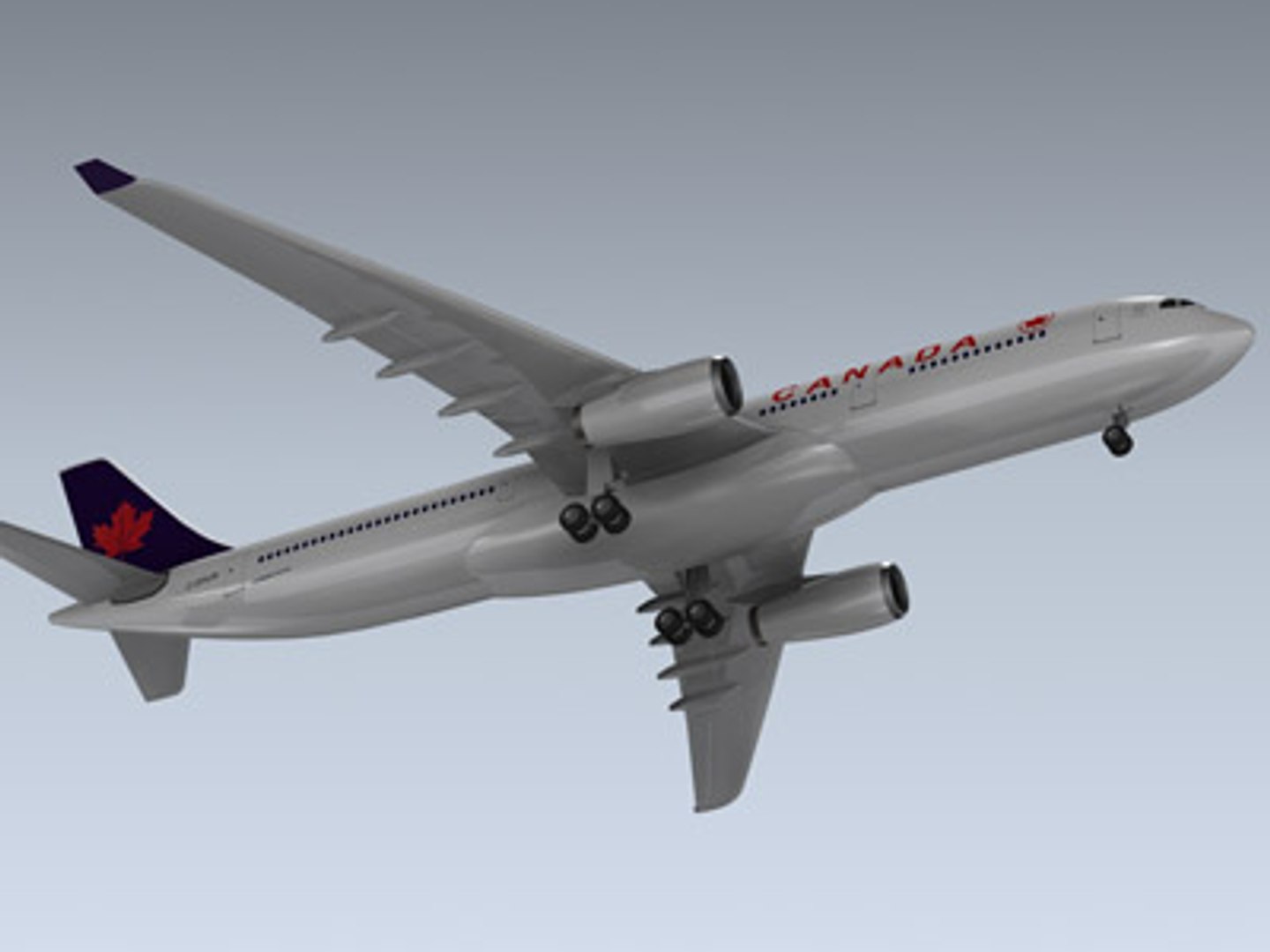 Airbus A330-300 Jet 3d Model
