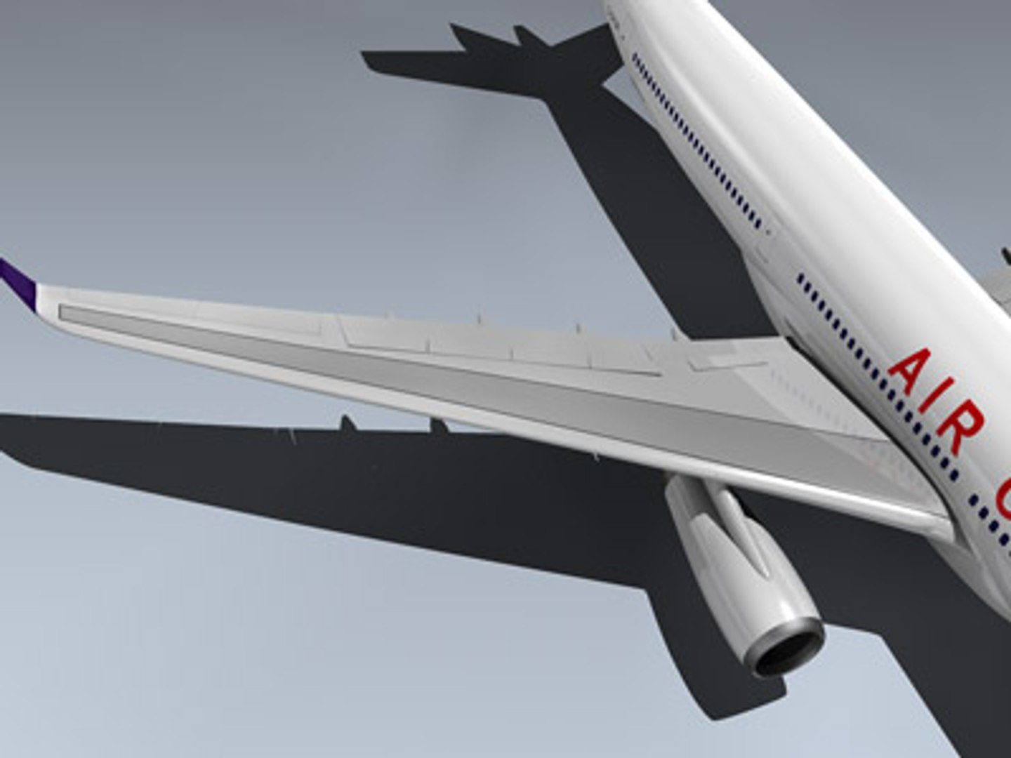 Airbus A330-300 Jet 3d Model