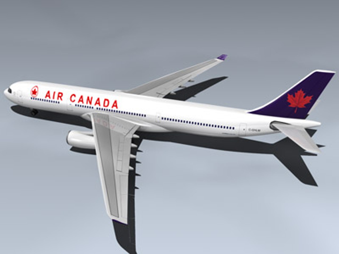 Airbus A330-300 Jet 3d Model