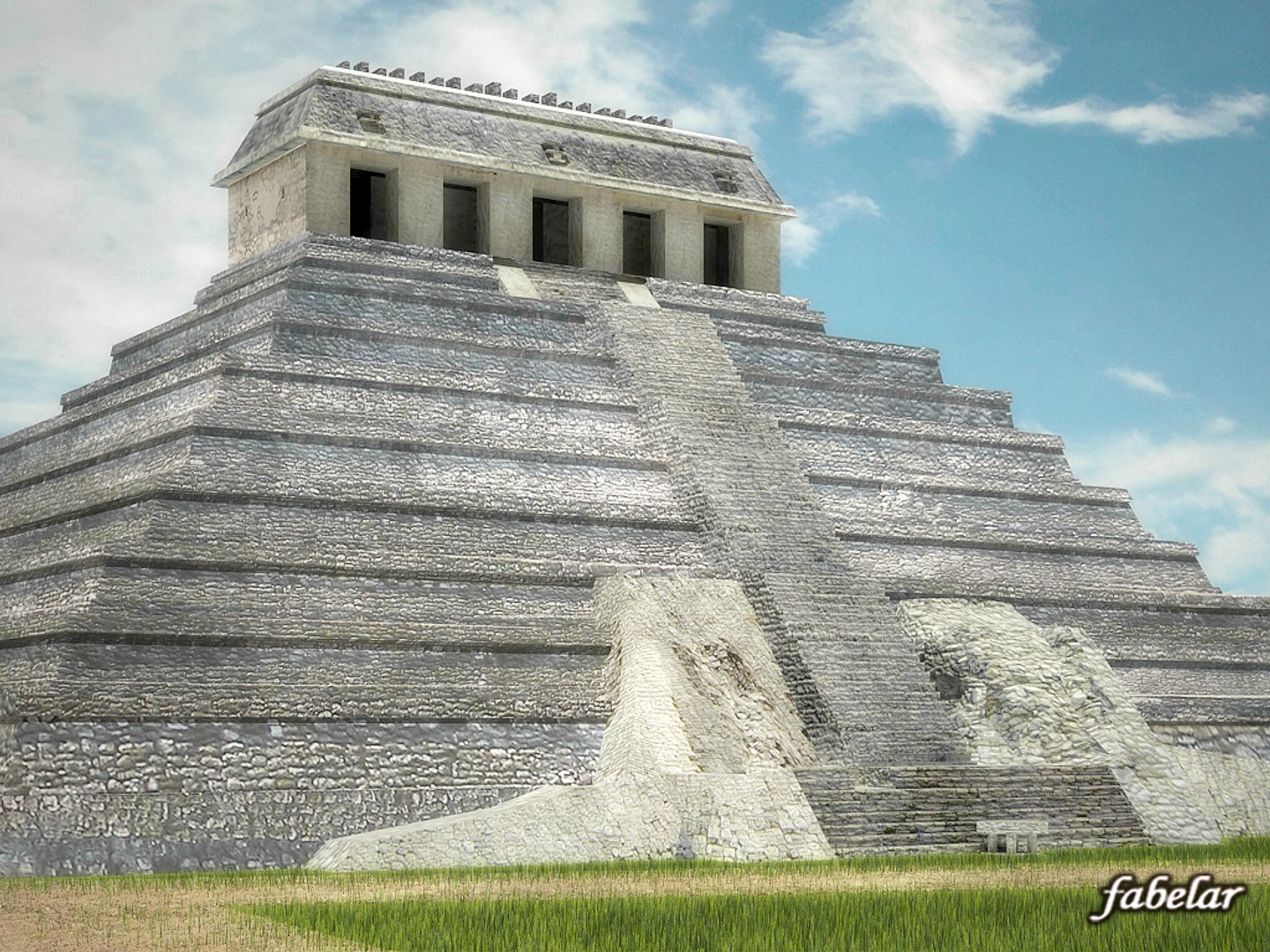 3dsmax building palenque