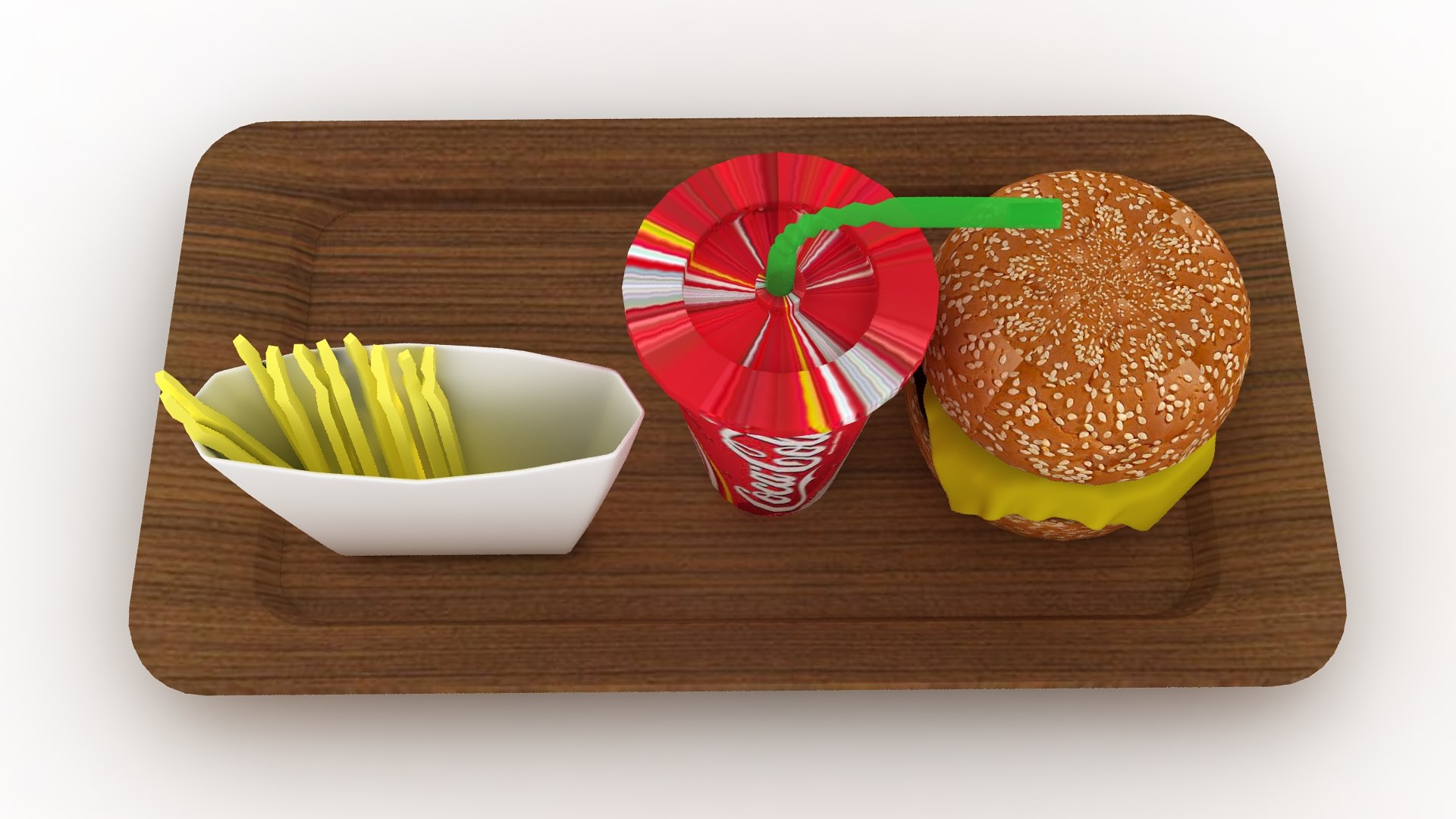 3D Burger Food Pack - TurboSquid 1913840