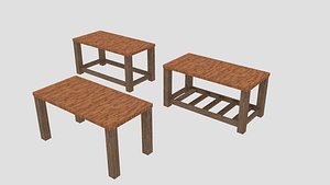 Download Free 3D Table Blender Models - TurboSquid