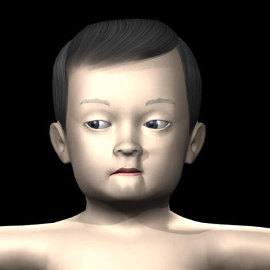 3ds Max Baby Body Character