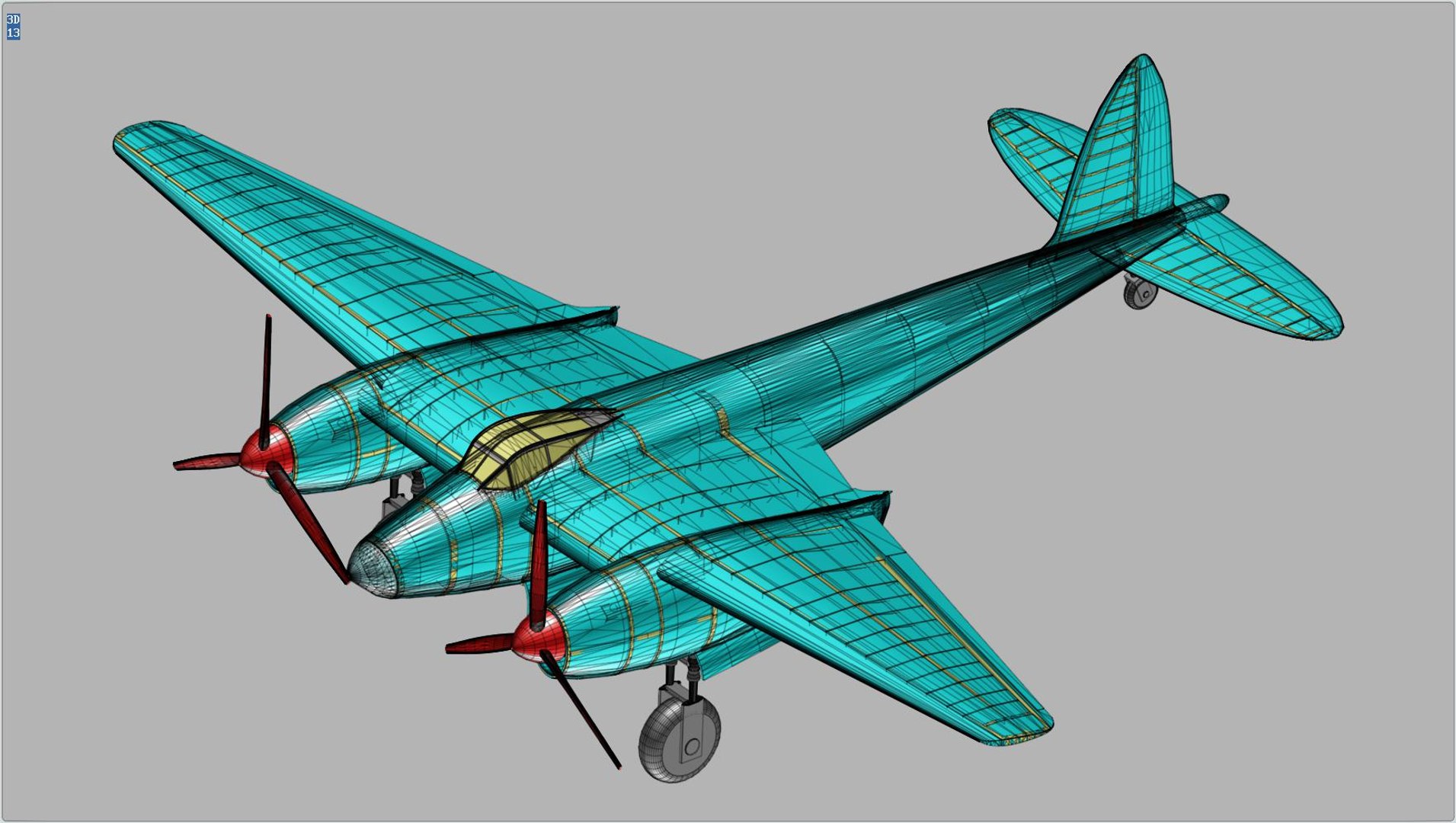 British Mosquito Bomber Aircraft 3D - TurboSquid 1225989