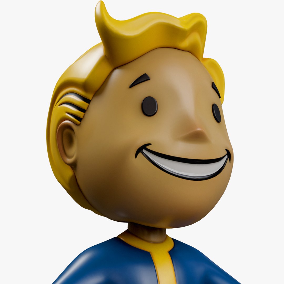 3D Vault Boy - TurboSquid 2230580