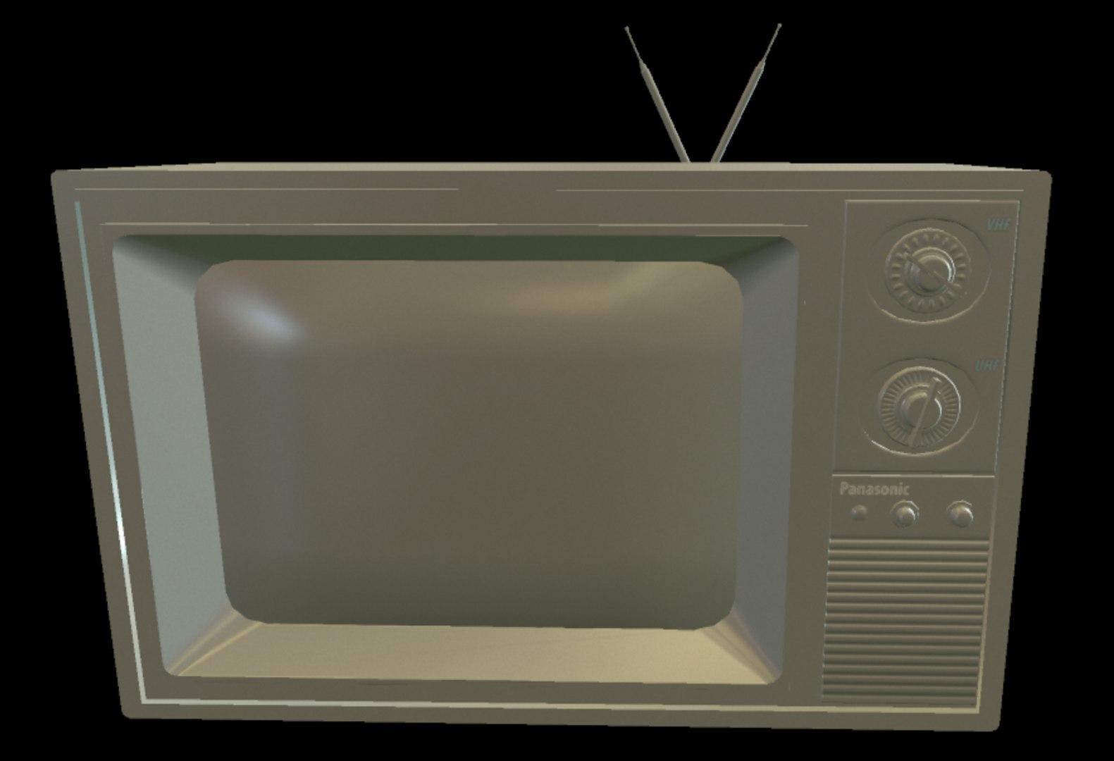 3d Model Vintage Tv