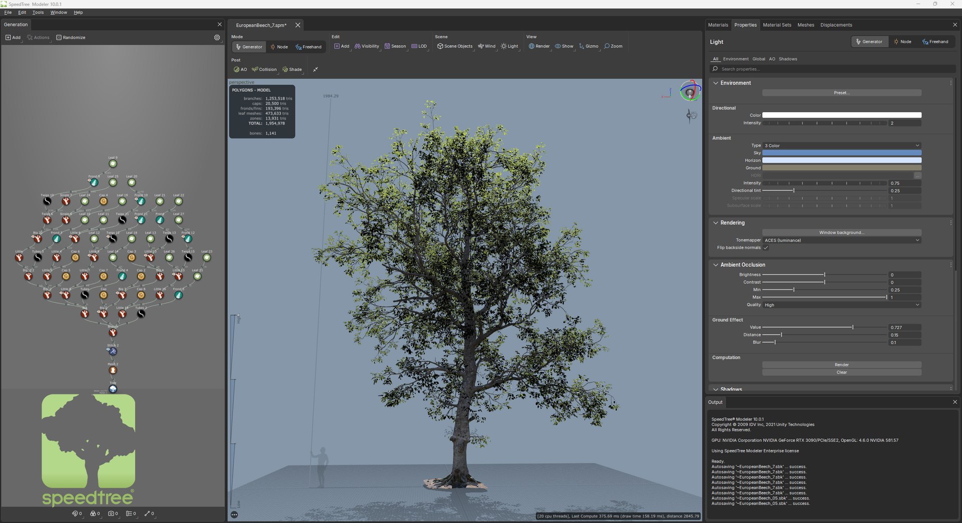 European Beech 07 3D Scanned Animated 3D Model - TurboSquid 2507816