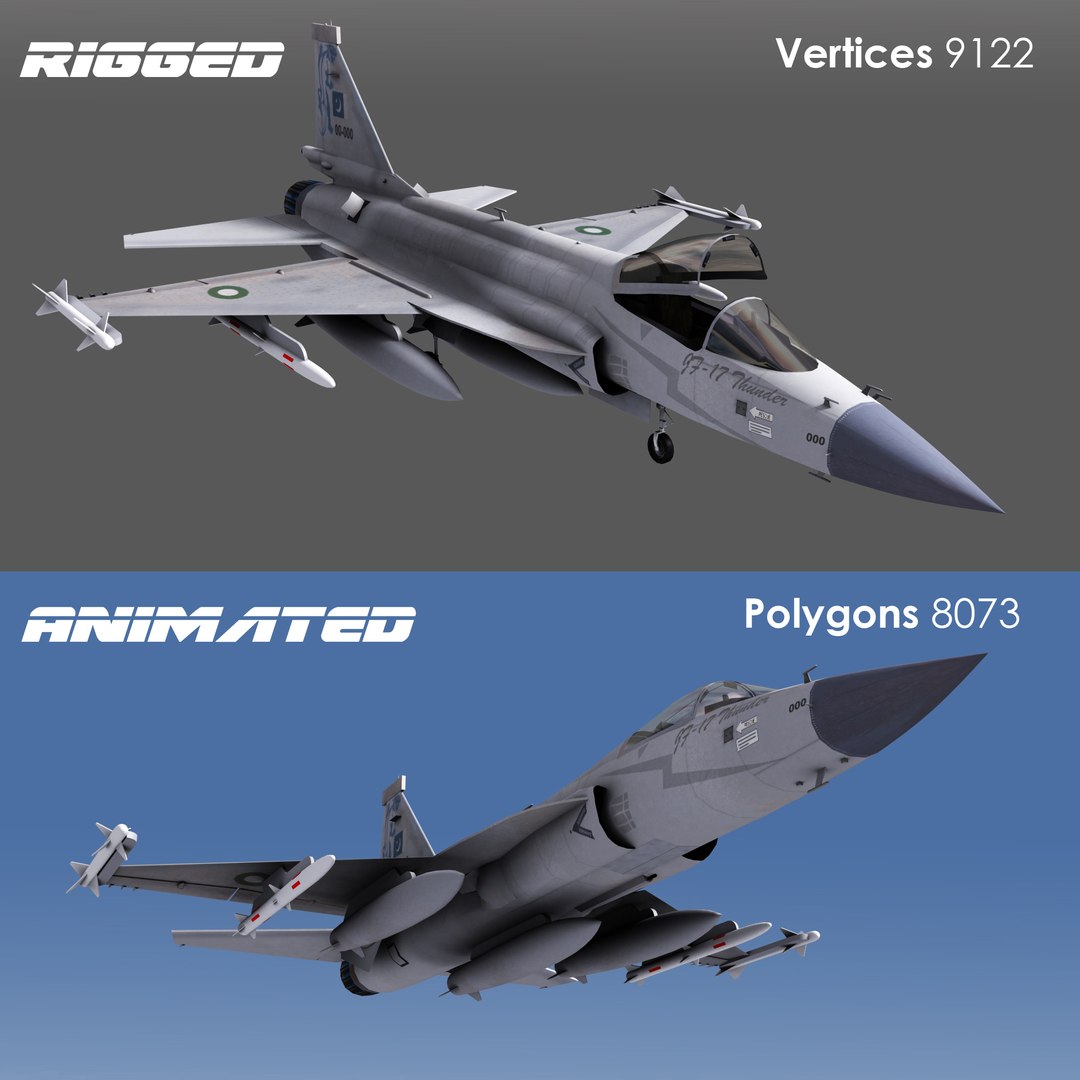 3D Jf-17 Fighter Aircraft - TurboSquid 1385077
