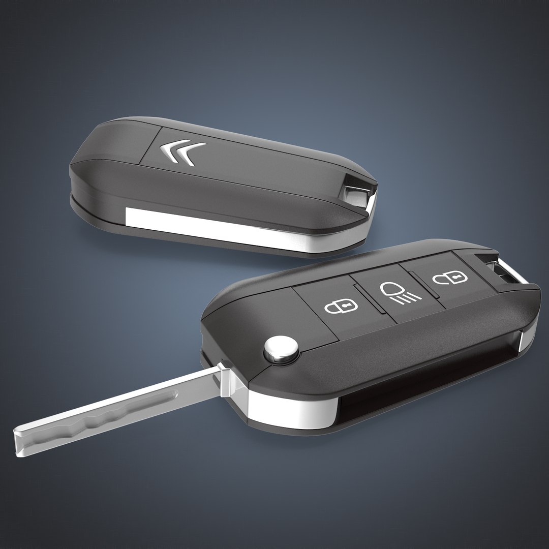 Car Key 3D Model - TurboSquid 1219415