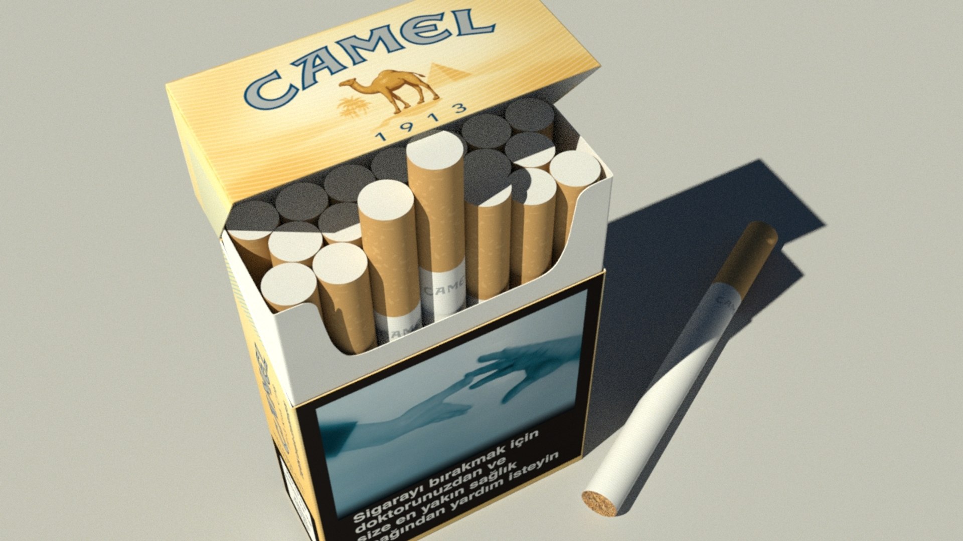 Camel Cigarettes 3d Max