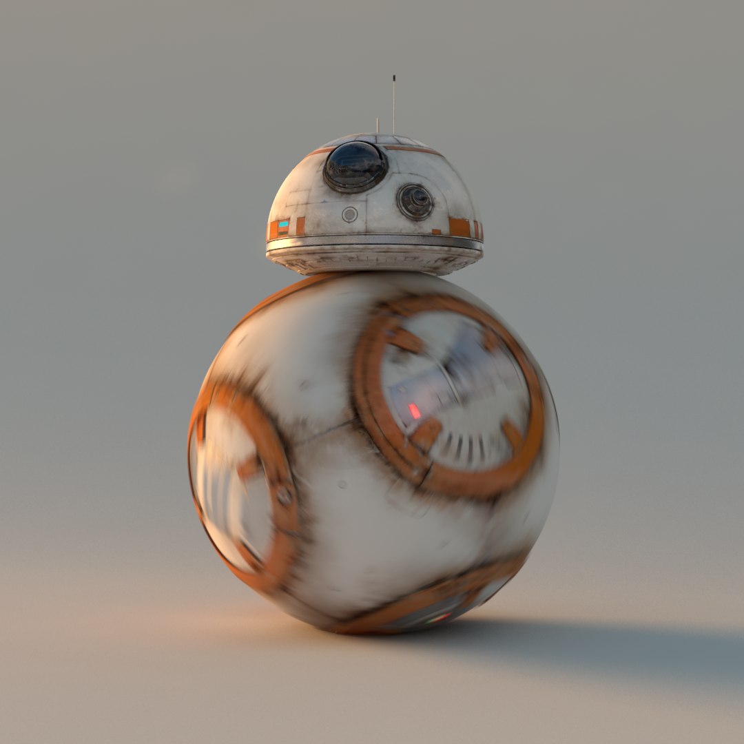 3d Model Of Bb8 Robot