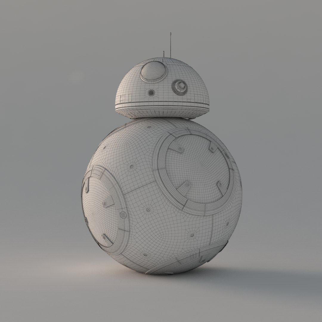 3d Model Of Bb8 Robot