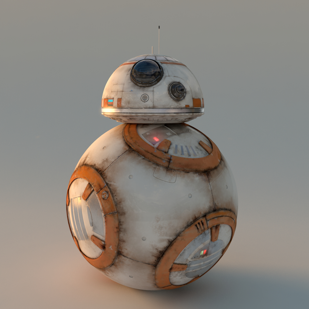 3d Model Of Bb8 Robot