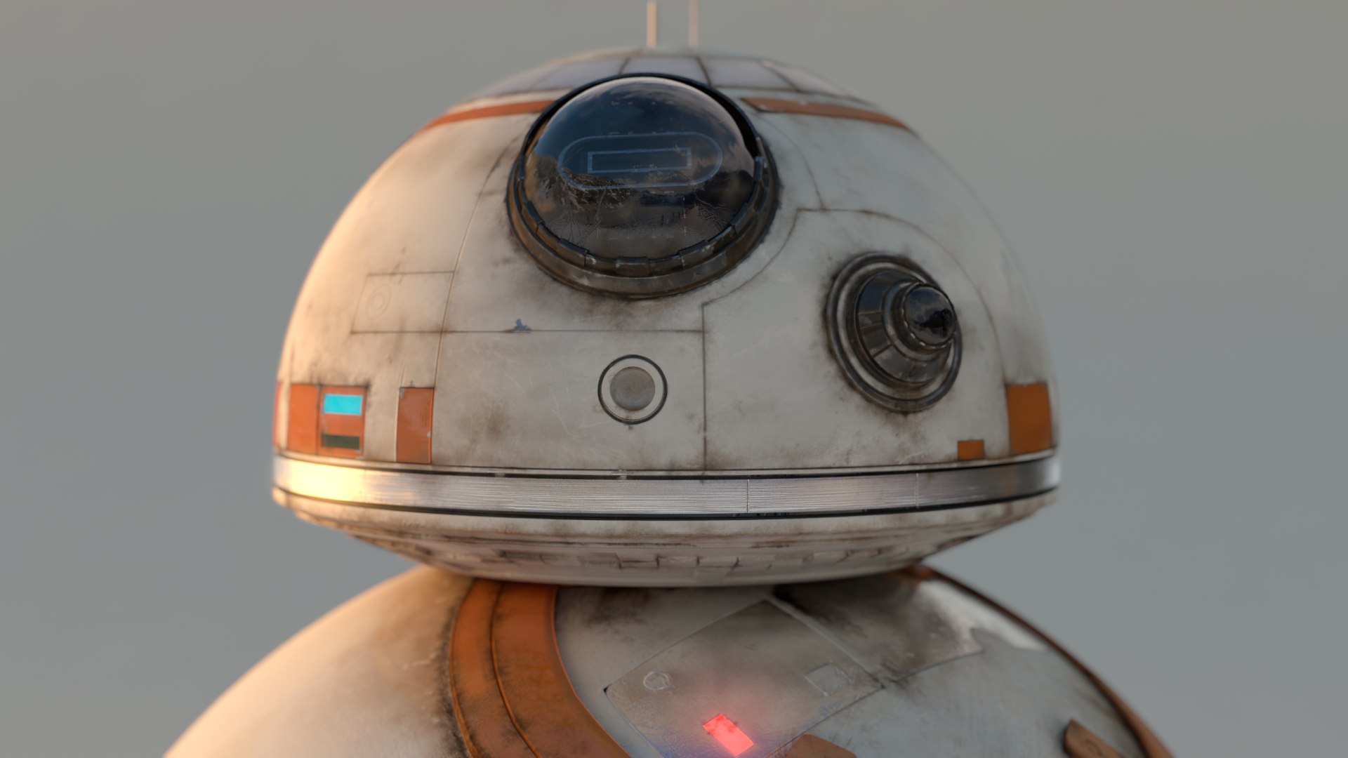 3d Model Of Bb8 Robot