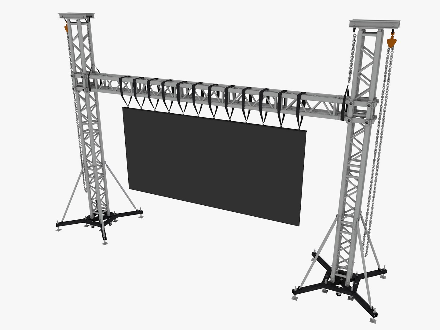 Led Video Wall Truss 3D Model - TurboSquid 2335737