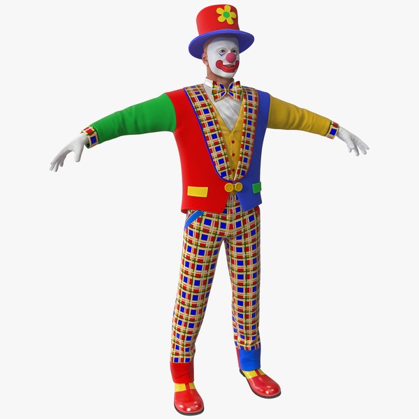 Rigged Clown 3D Models for Download | TurboSquid