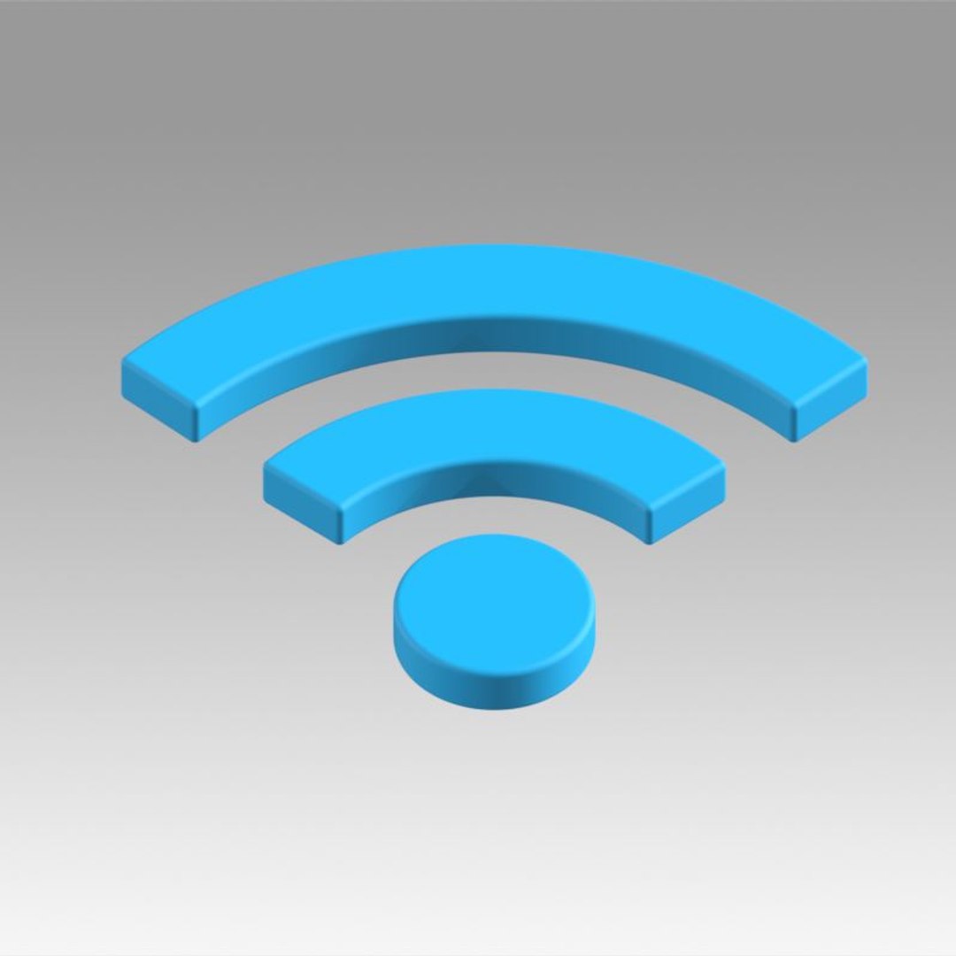 Wifi wi fi 3D model - TurboSquid 1369260